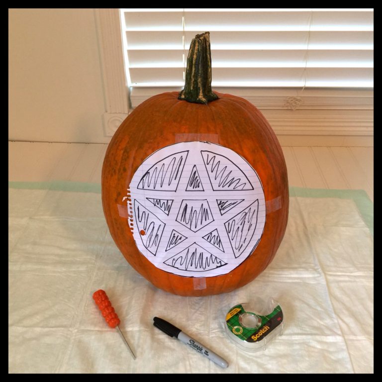 How to Carve a Pentagram Pumpkin – Vegan Kitchen Magick