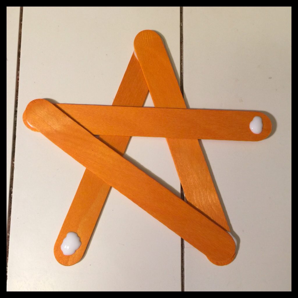 Craft Stick Pentagram or Star Ornaments – Vegan Kitchen Magick